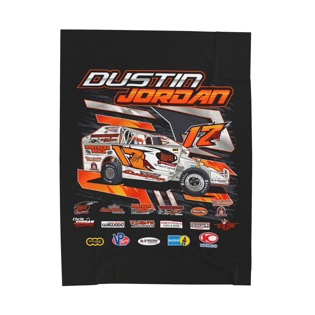 Dustin Jordan | 2024 | Plush Blanket – Five Star Racewear