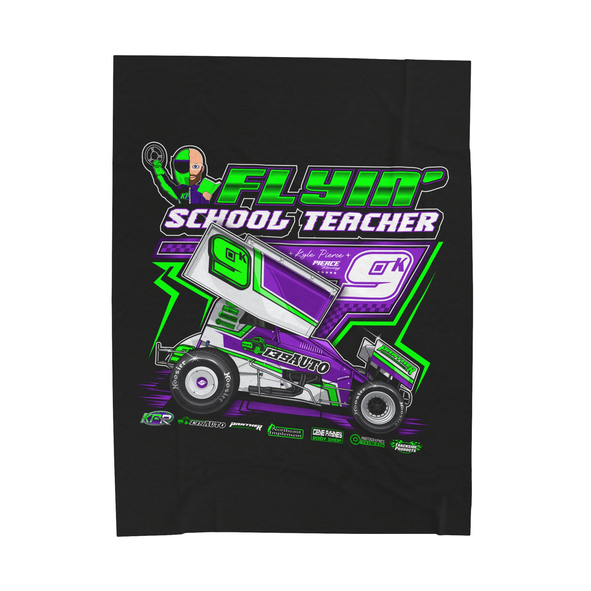 Kyle Pierce | Pierce Racing | 2024 | Plush Blanket – Five Star Racewear