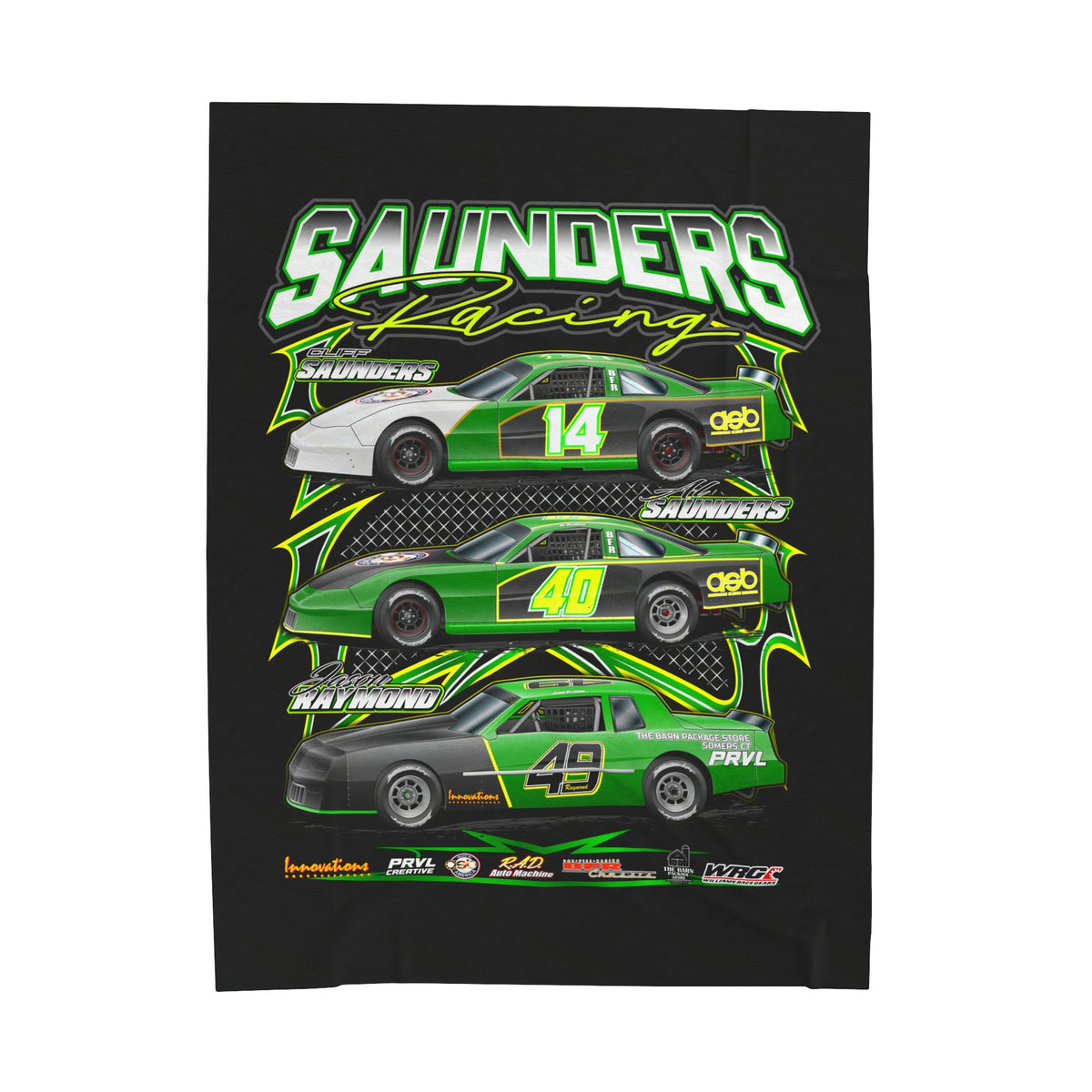 Saunders Racing | 2024 | Plush Blanket – Five Star Racewear