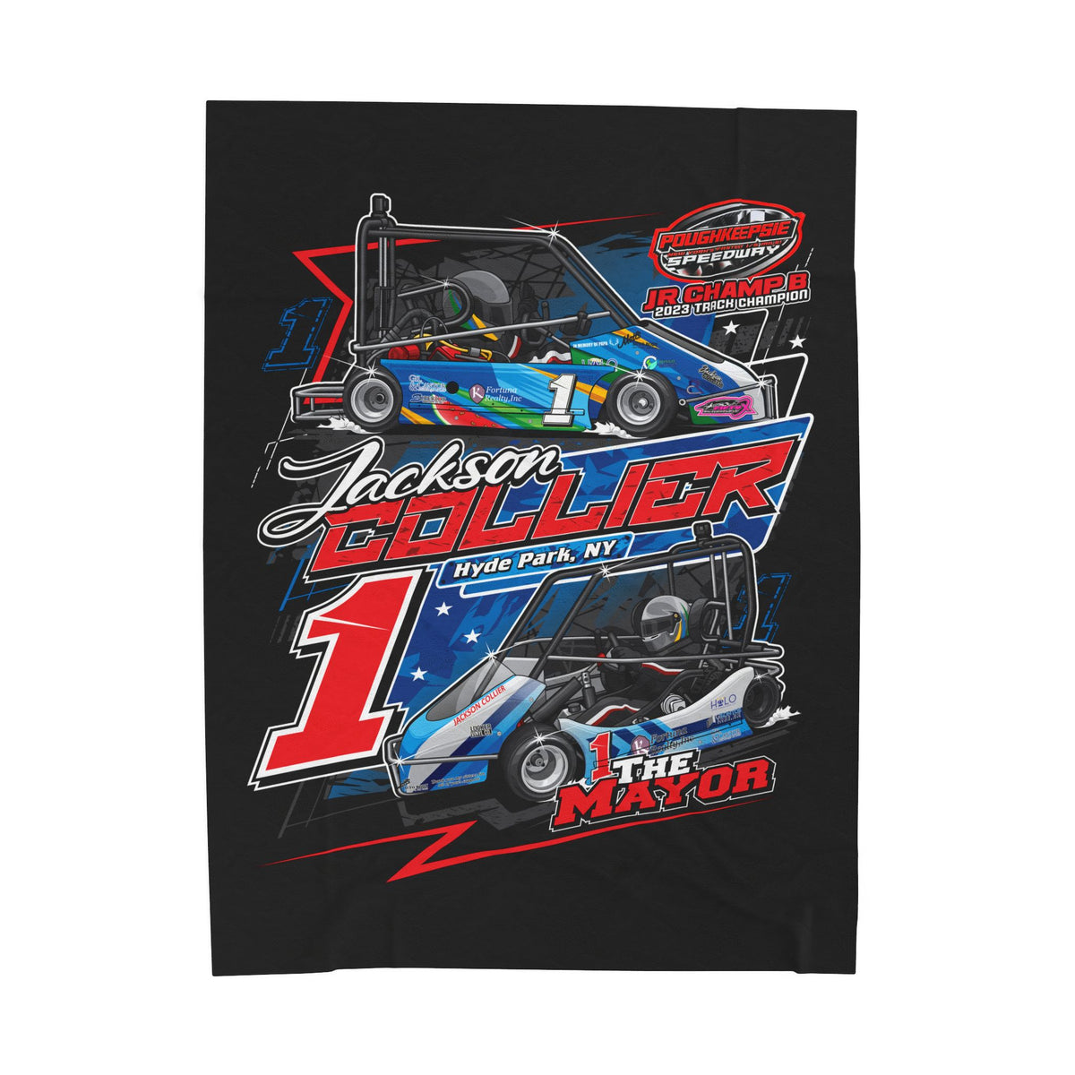 Jackson Collier | 2025 | Plush Blanket – Five Star Racewear