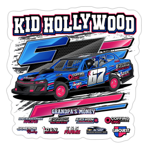Braiden Keller | 2024 | Kiss-Cut Vinyl Decal 2 – Five Star Racewear