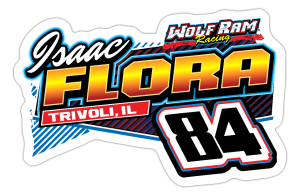 Isaac Flora | Wolf Ram Racing | 2024 | Kiss-Cut Vinyl Decal – Five Star ...