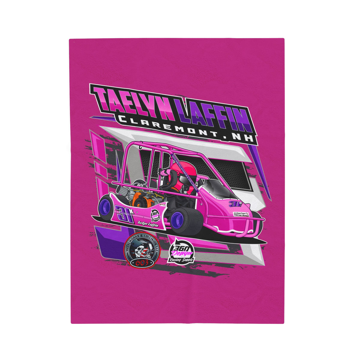 Taelyn Laffin | 2023 | Plush Blanket – Five Star Racewear