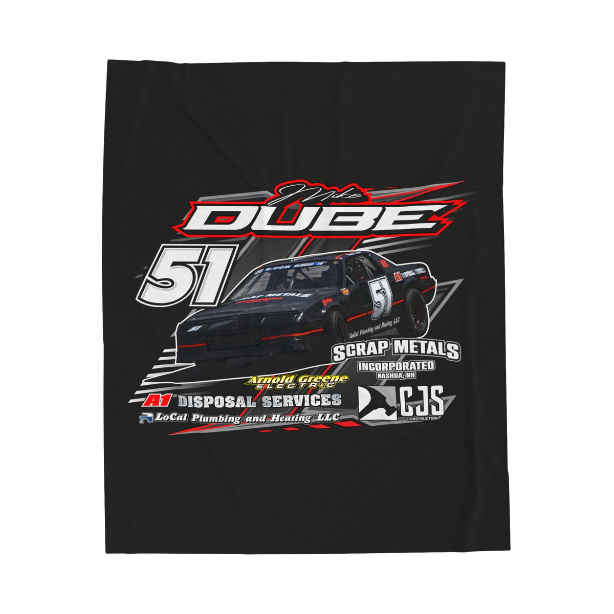 Mike Dube | 2023 | Plush Blanket – Five Star Racewear