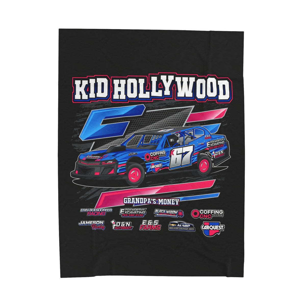 Braiden Keller | 2024 | Plush Blanket – Five Star Racewear