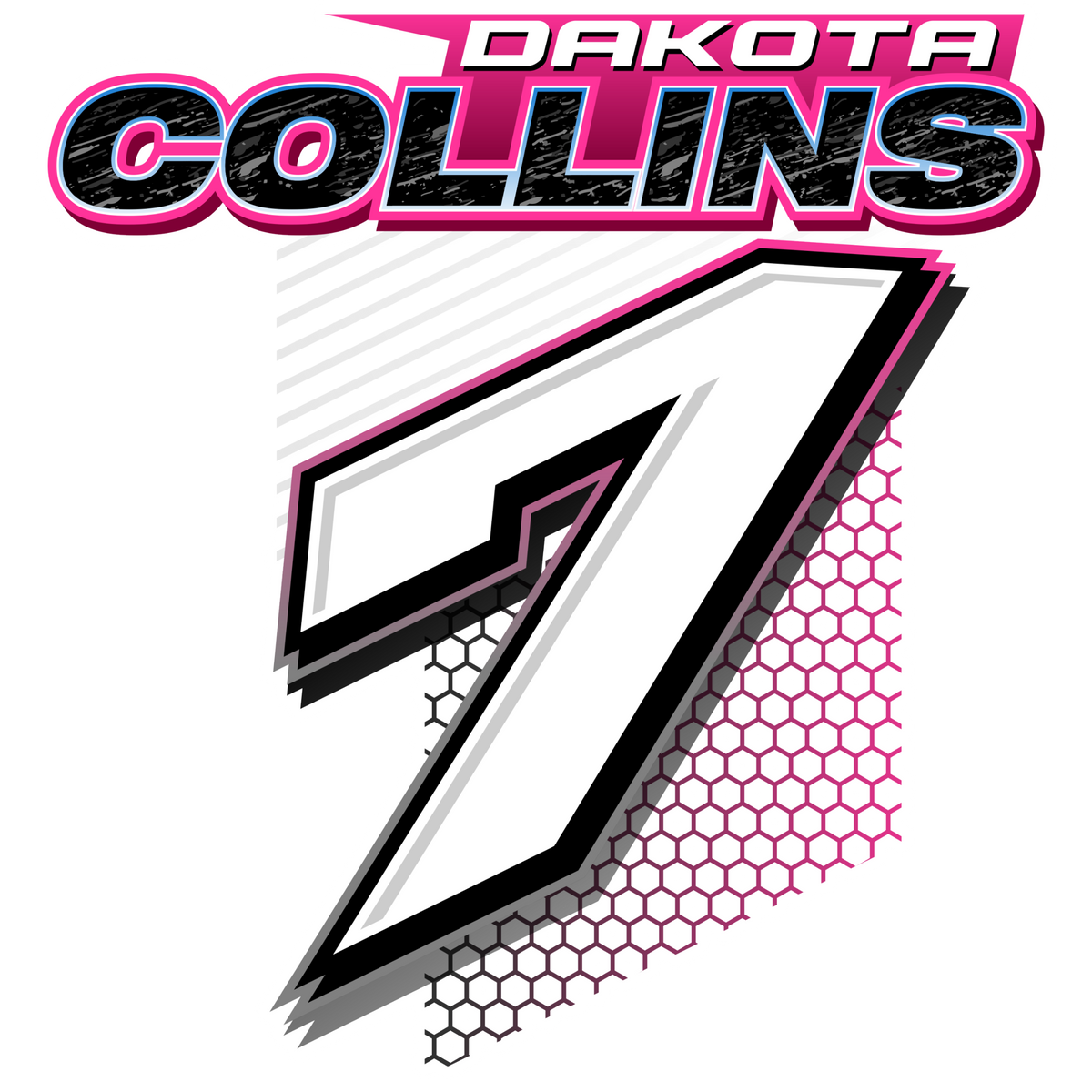 Dakota Collins | 2023 | Kiss-Cut Vinyl Decal – Five Star Racewear