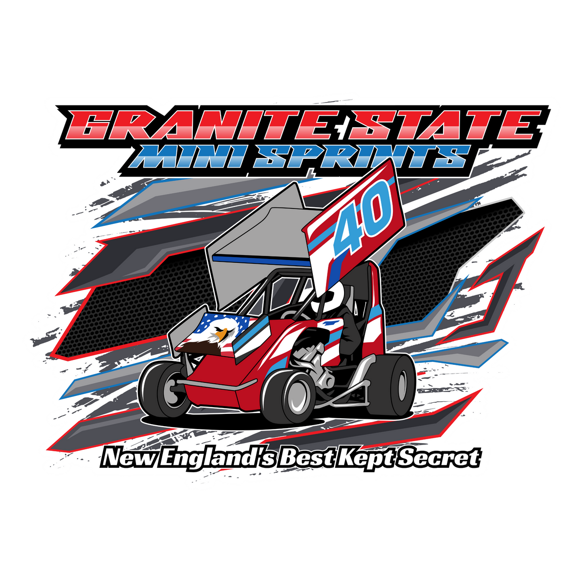 Granite State Mini Sprints | 2024 | Kiss-Cut Vinyl Decal – Five Star ...