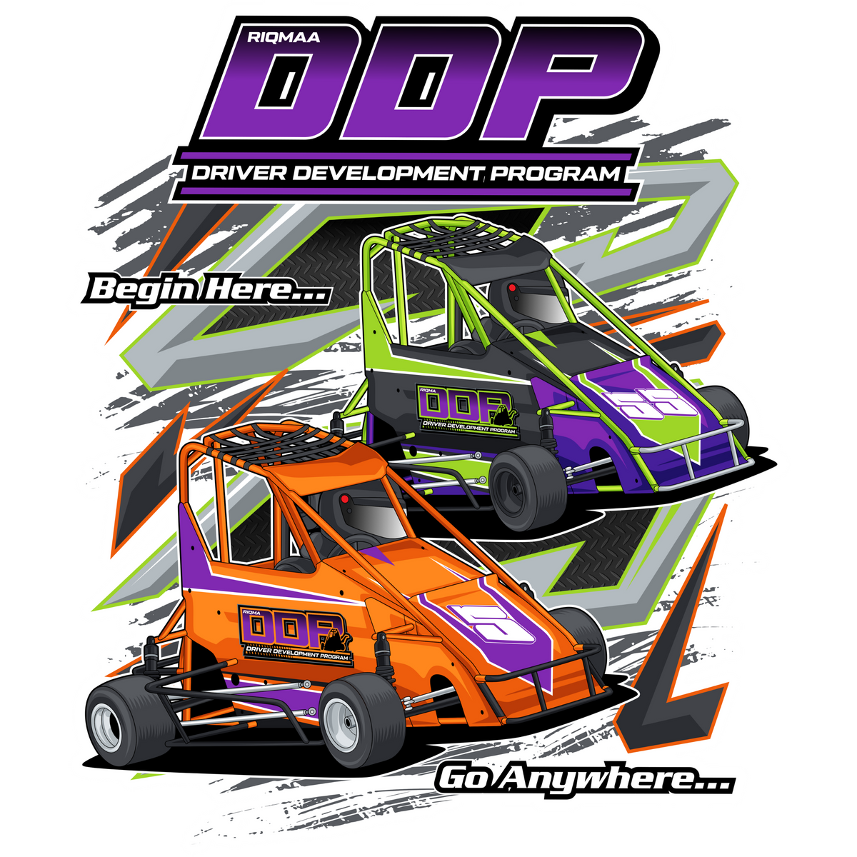 R1QMAA Driver Development Program | 2023 | Kiss-Cut Vinyl Decal – Five ...