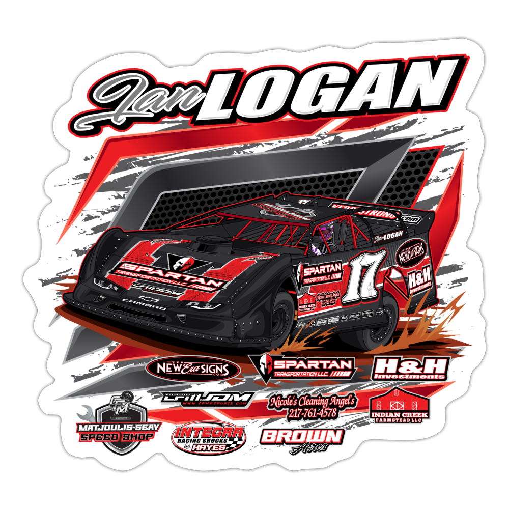 Ian Logan | 2023 | Sticker 2 – Five Star Racewear