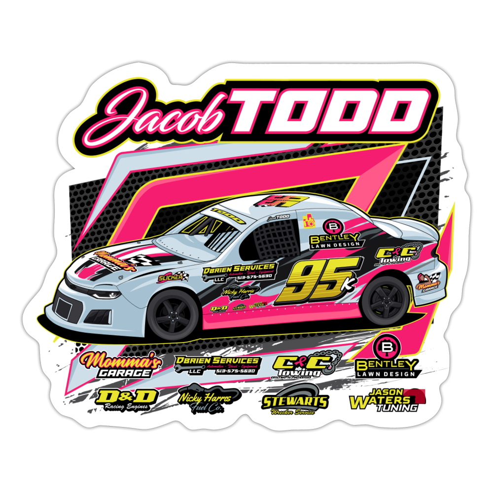 Jacob Todd | 2023 | Sticker 2 – Five Star Racewear
