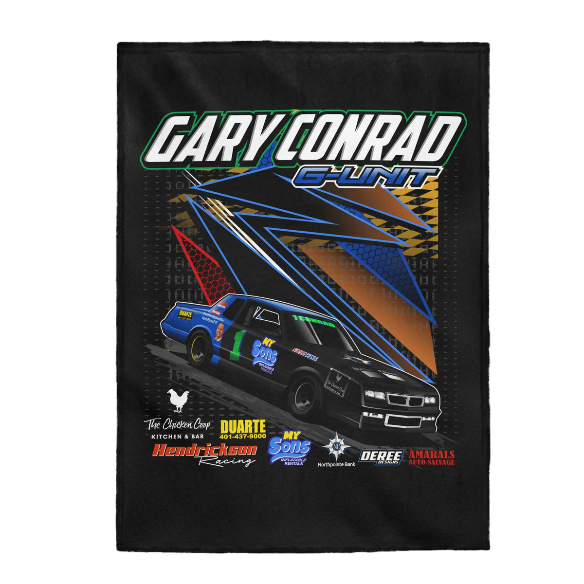 Gary Conrad | 2022 | Plush Blanket – Five Star Racewear
