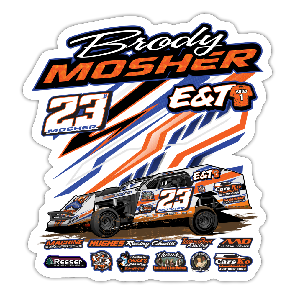 Brody Mosher | 2022 | Sticker – Five Star Racewear